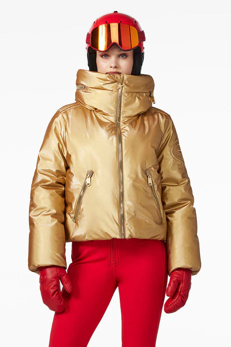 Ocean Metallic Down Ski Jacket – Ski Closet